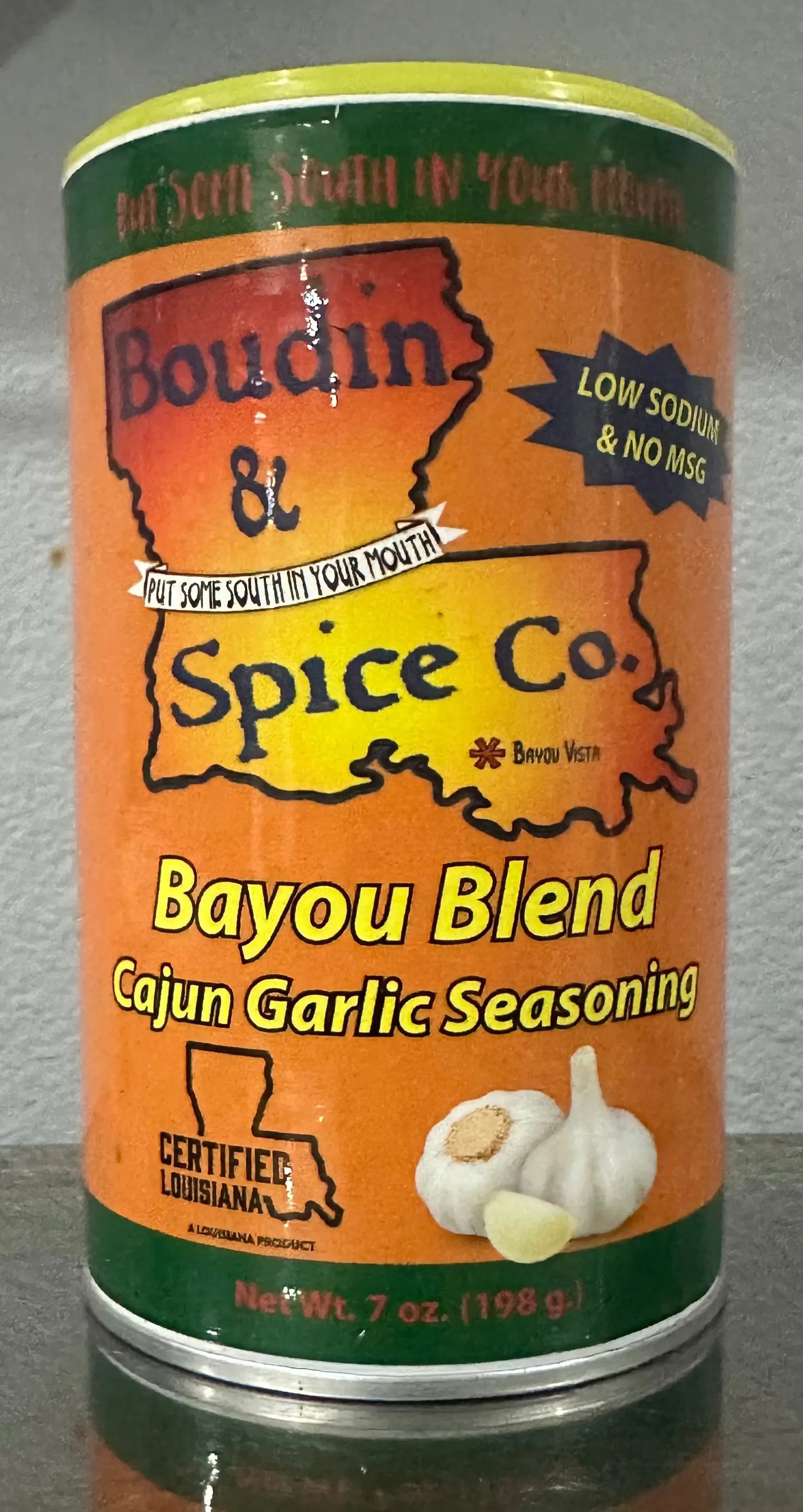 Bayou Blend Cajun Garlic Seasoning 8oz - Louisiana Spice | Bold Garlic ...
